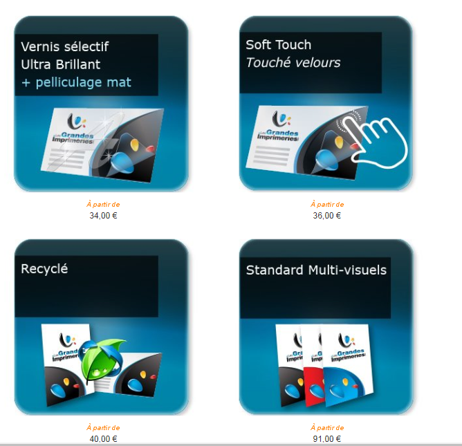 Modèles - Impression Prospectus